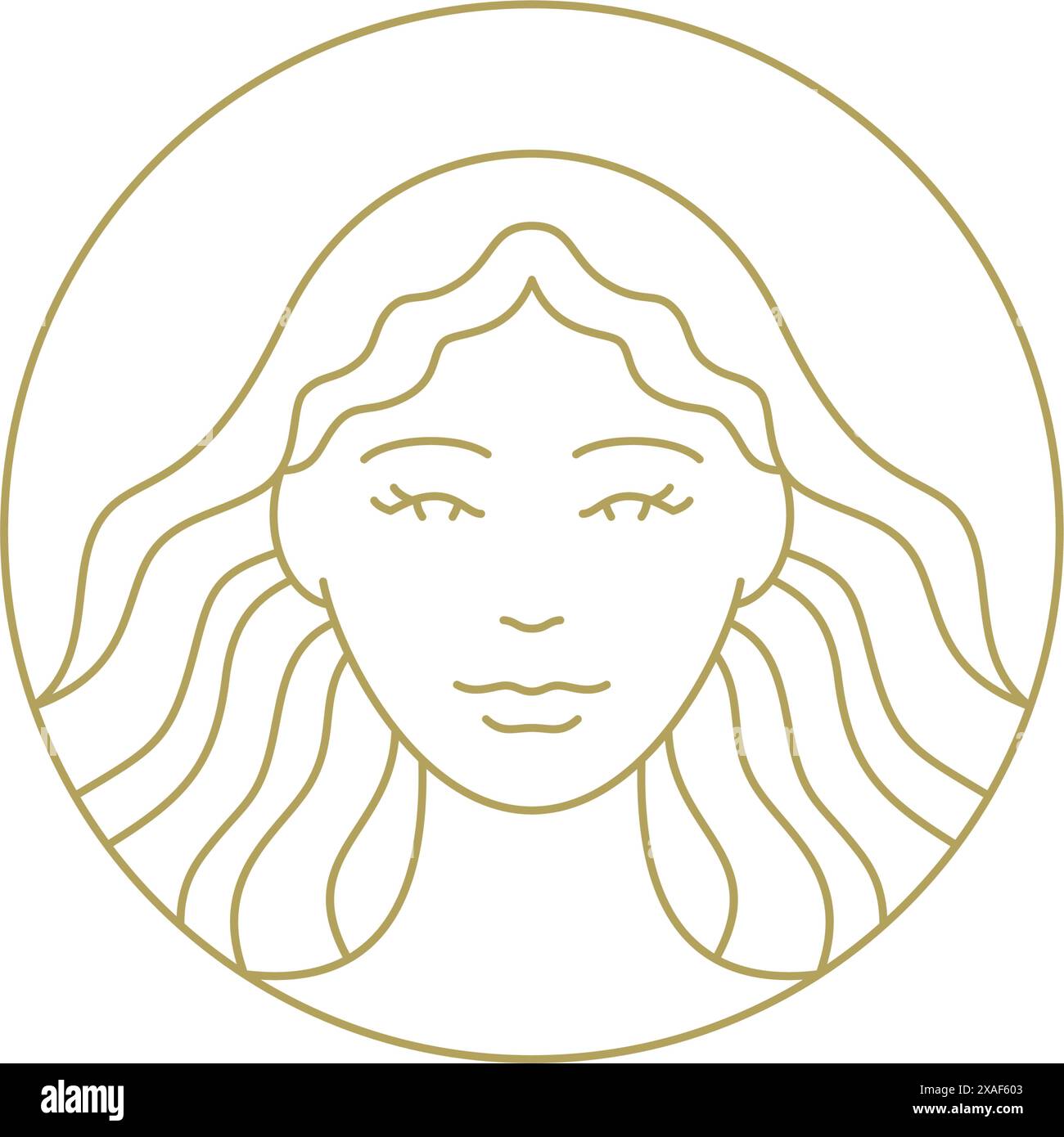 Elegant beauty female long hair portrait natural cosmetic skin care ...