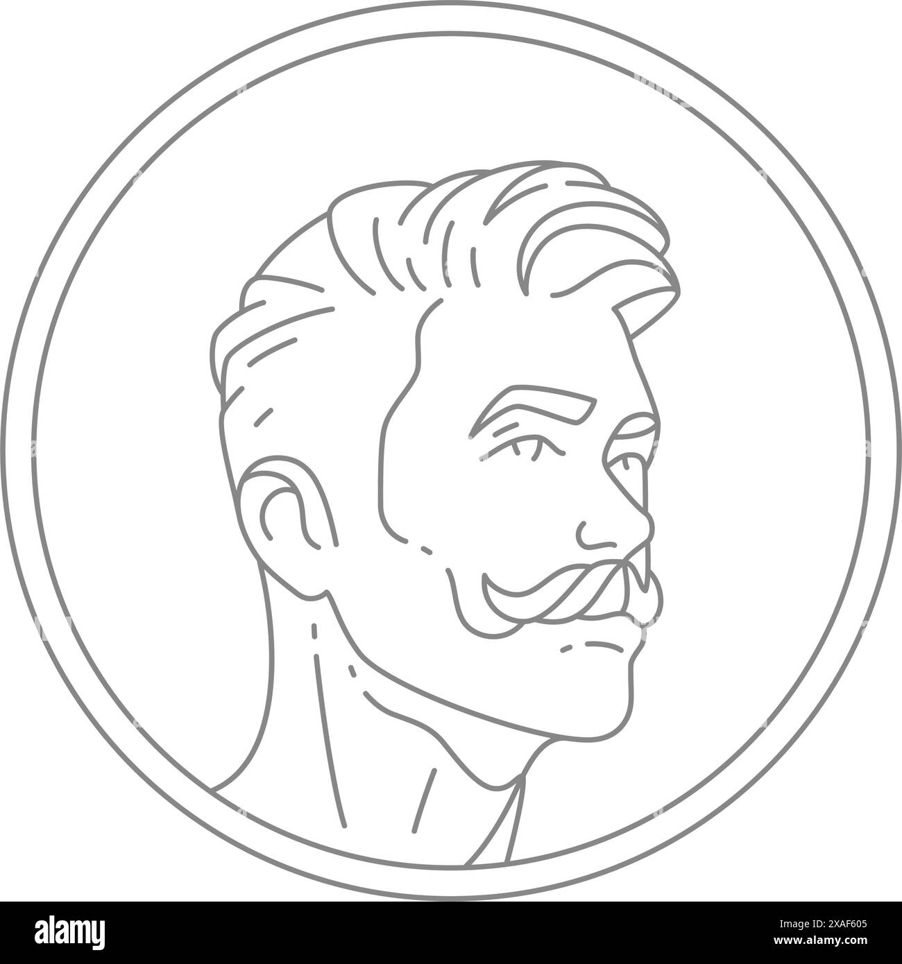 Barbershop fashion hipster man portrait hairstyle mustache grooming ...