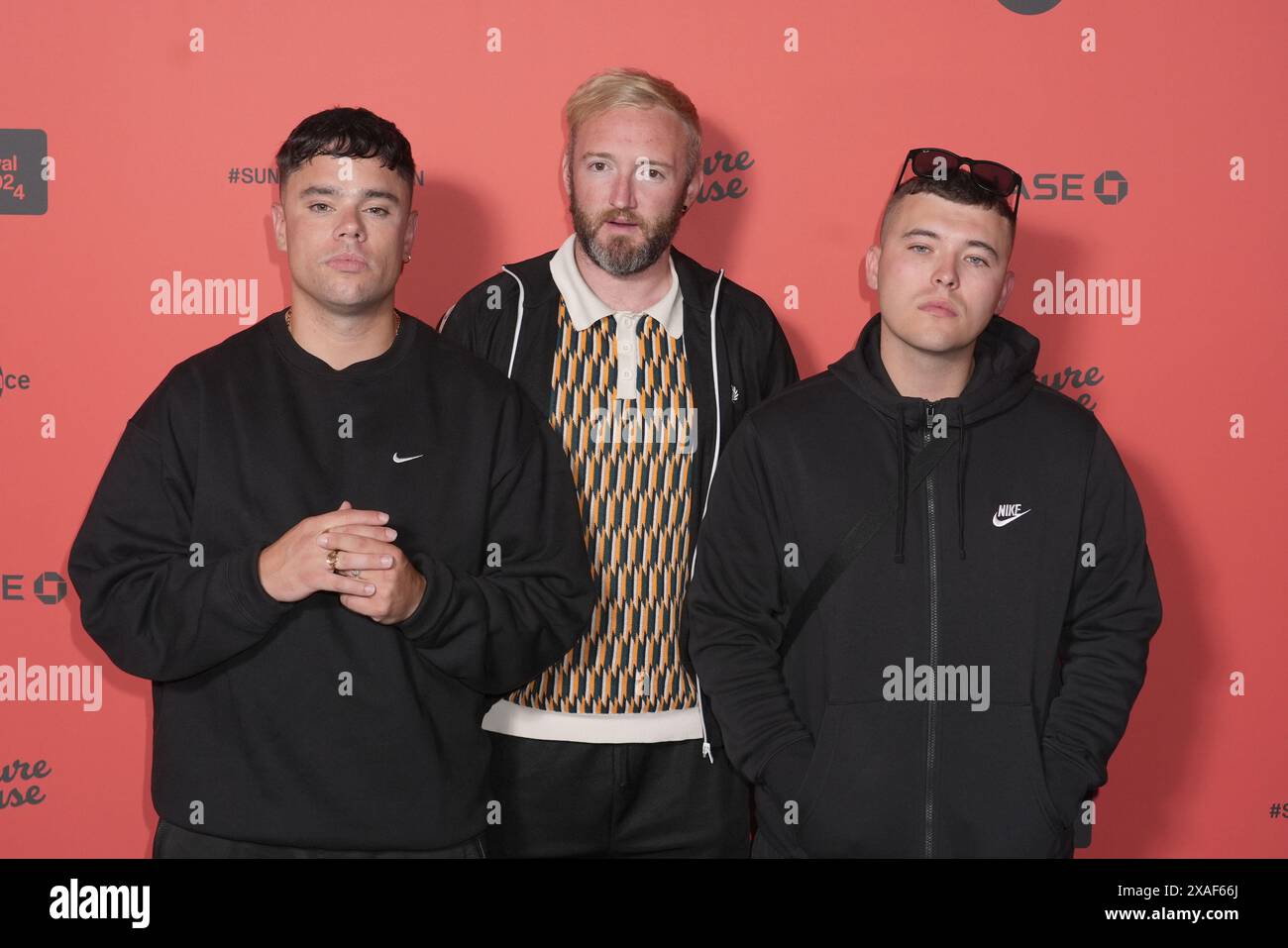 Kneecap members Mo Chara, DJ Provai, and Moglai Bap attend the UK ...