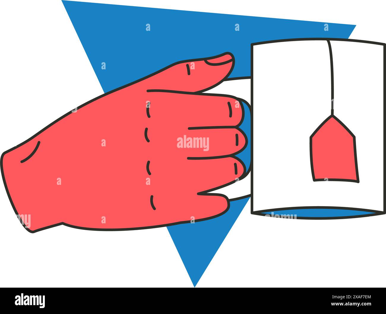 Tea bag woman Stock Vector Images - Alamy