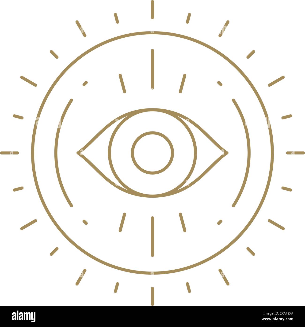 Shining all seeing eye Stock Vector Images - Alamy