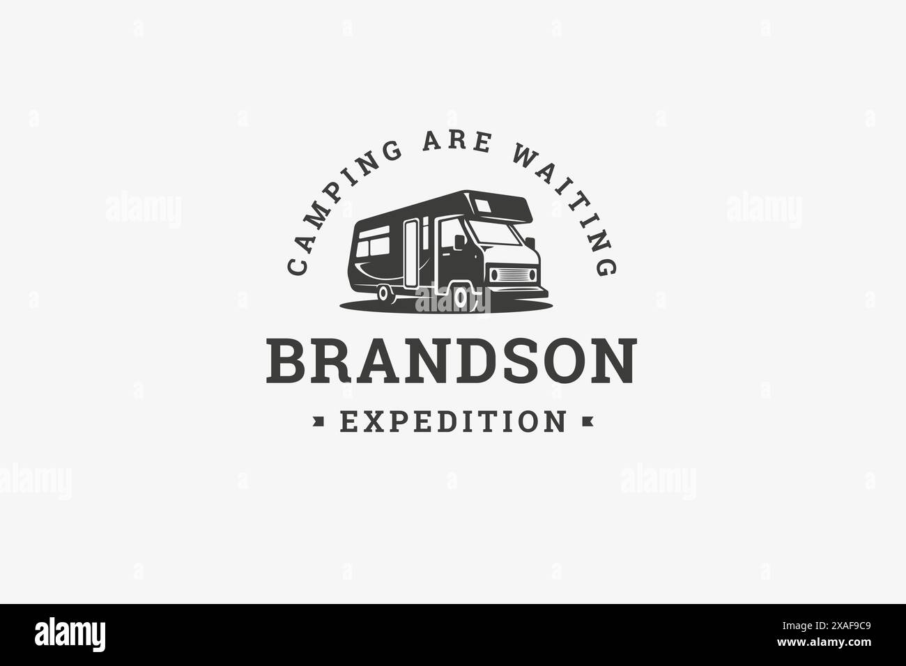 Minimalist camper design Cut Out Stock Images & Pictures - Alamy