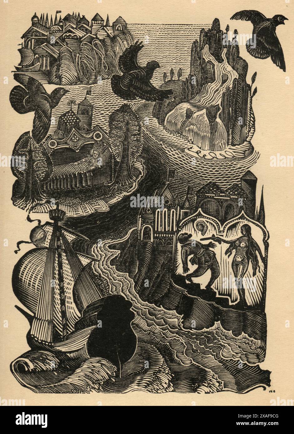 Illustrations for fairy tales and traditions of the northern region ...