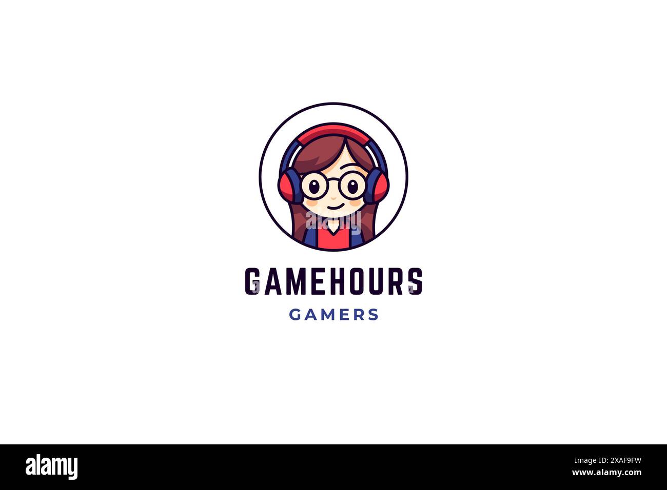 Video game esport team club tournament contoured circle logo design ...