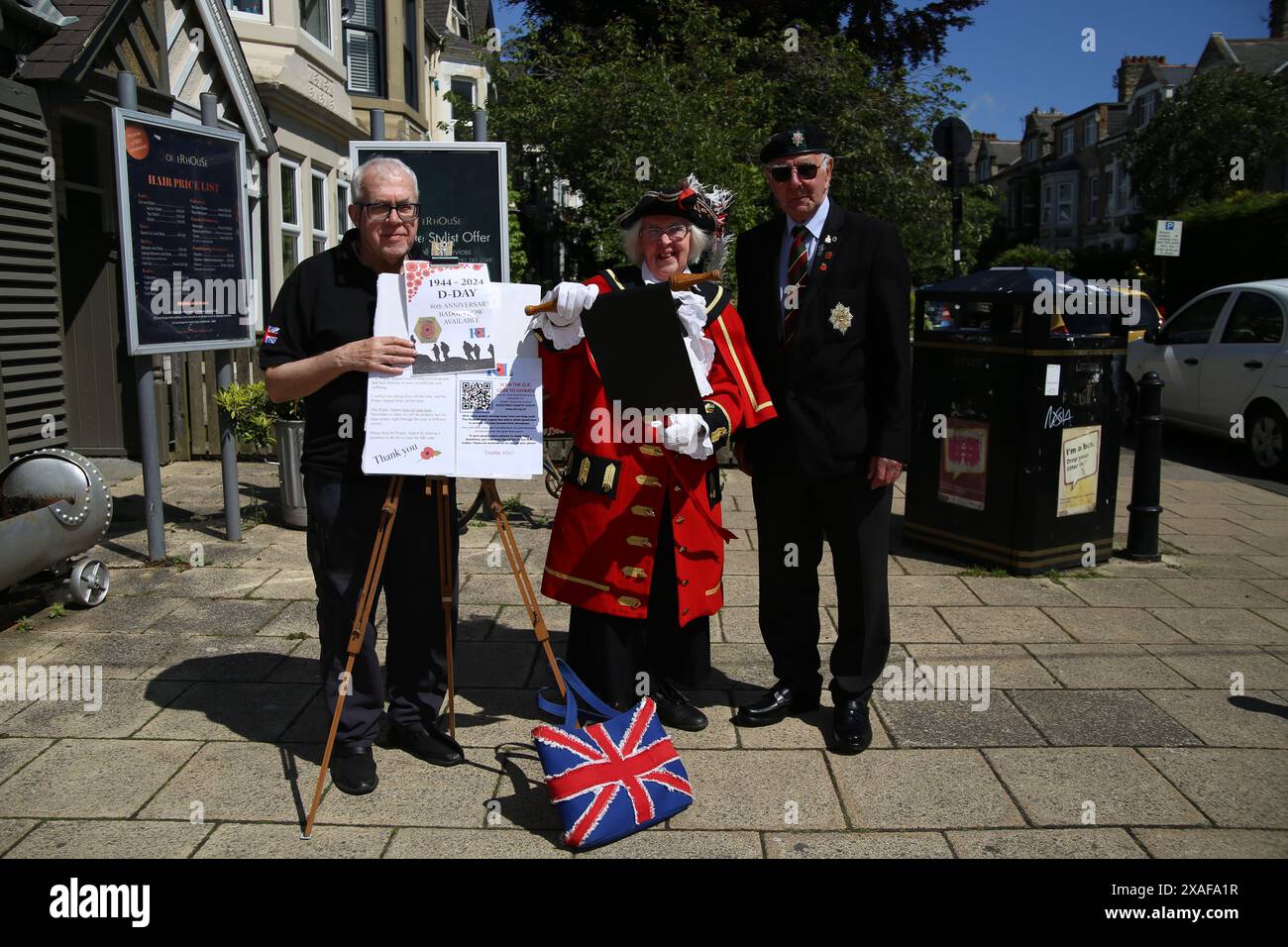 80TH ANNIVERSARY OF D-DAY, Royal British Legion members Chris Mabbott ...