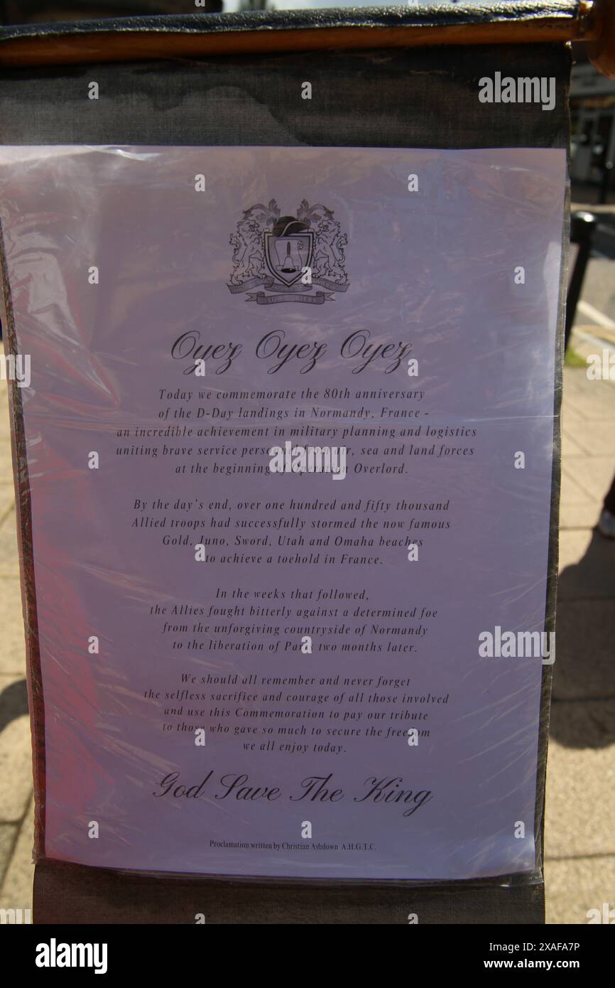 80TH ANNIVERSARY OF D-DAY, Royal British Legion members Chris Mabbott ...