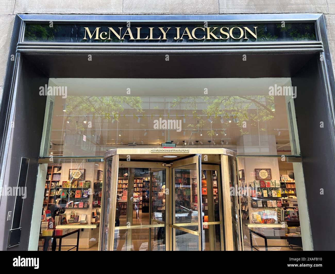 McNally Jackson bookstore, building exterior, Rockefeller Center, New ...