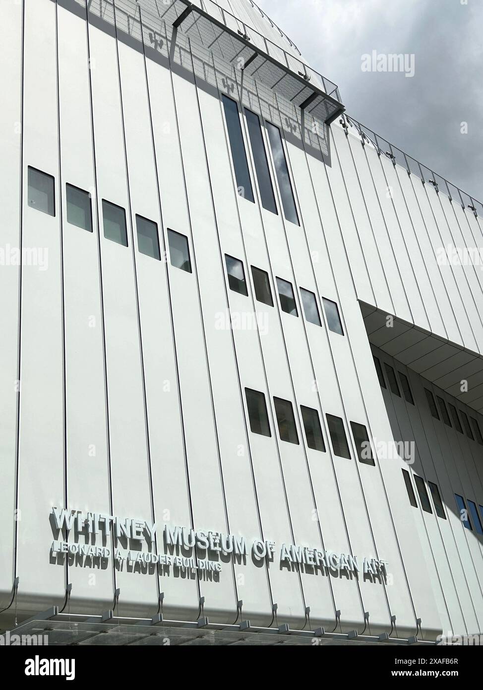 Whitney Museum of American Art, building exterior, New York City, New ...