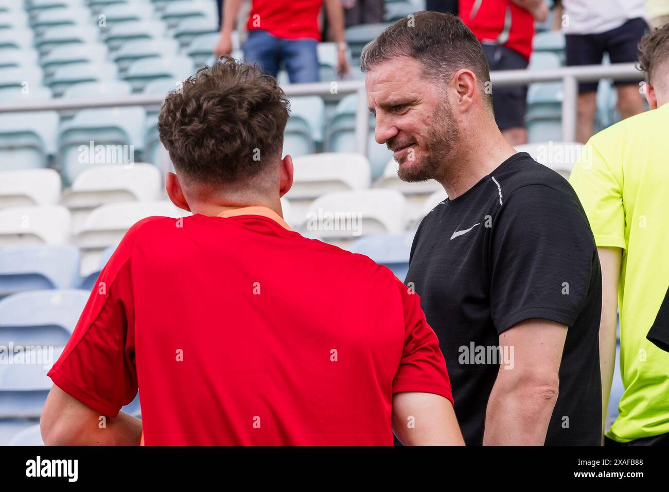 ALGARVE, PORTUGAL - 06 JUNE 2024: Ex Wales international Jason Koumas ...