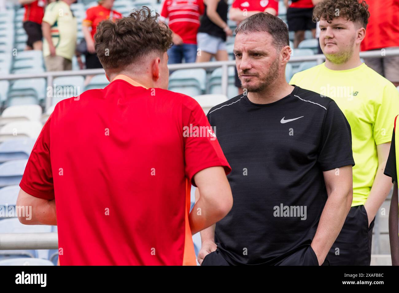 ALGARVE, PORTUGAL - 06 JUNE 2024: Ex Wales international Jason Koumas ...