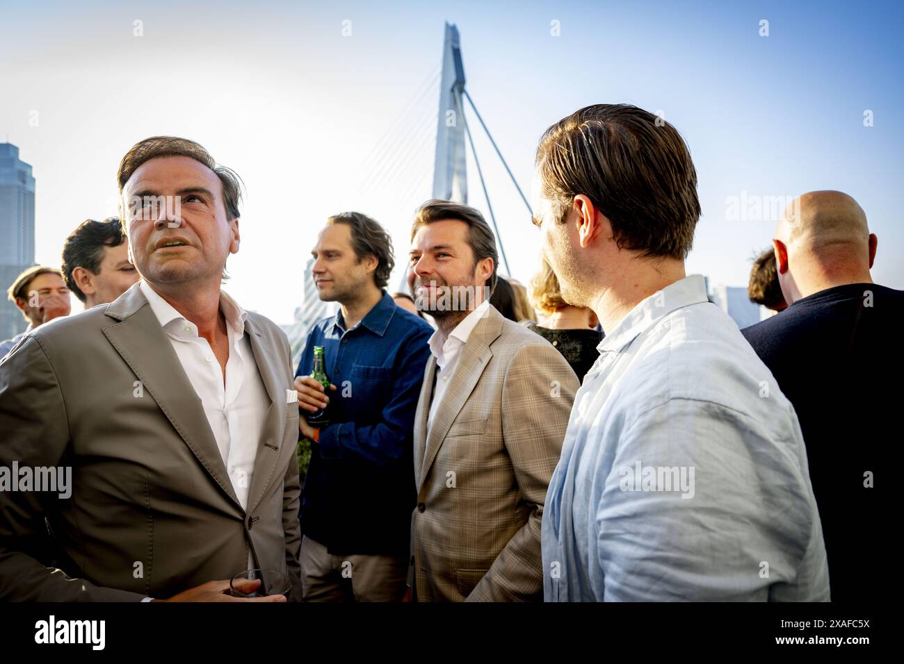 ROTTERDAM - VVD party leader Malik Azmani during the results evening of ...
