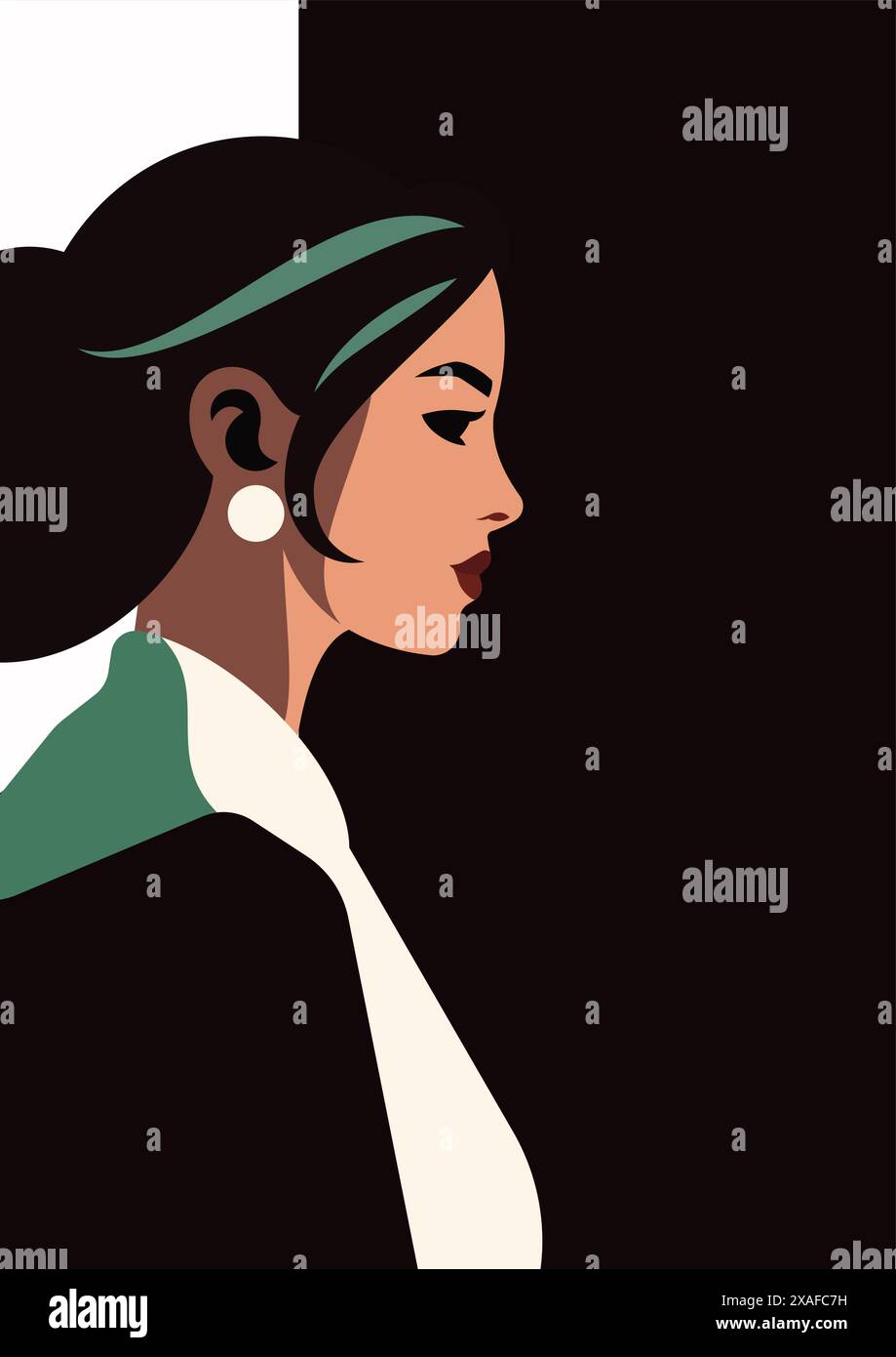 Independent woman poster Stock Vector Images - Alamy