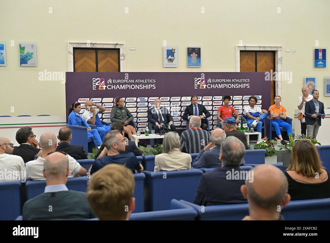 6th Jun 2024, Sala d’Onore Coni, Roma, Italy; Roma 2024 European ...