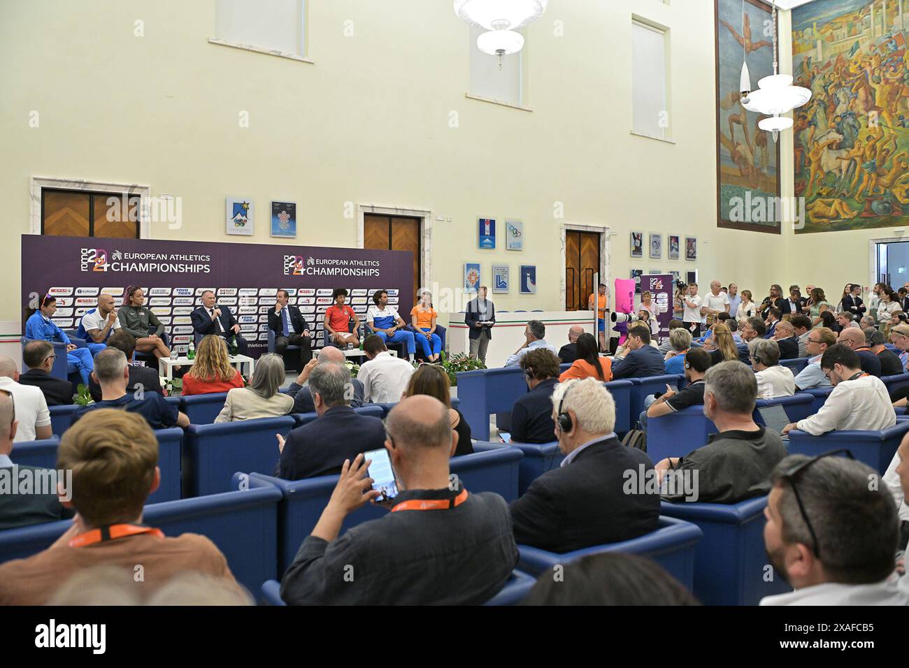 6th Jun 2024, Sala d’Onore Coni, Roma, Italy; Roma 2024 European ...