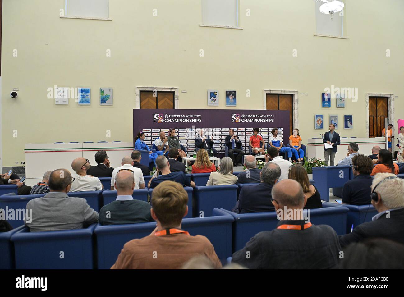 6th Jun 2024, Sala d’Onore Coni, Roma, Italy; Roma 2024 European ...