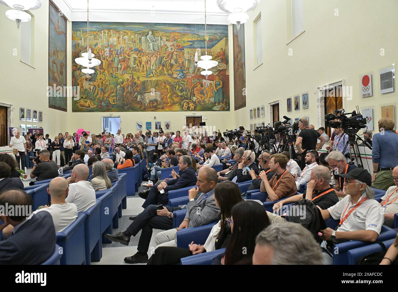 6th Jun 2024, Sala d’Onore Coni, Roma, Italy; Roma 2024 European ...