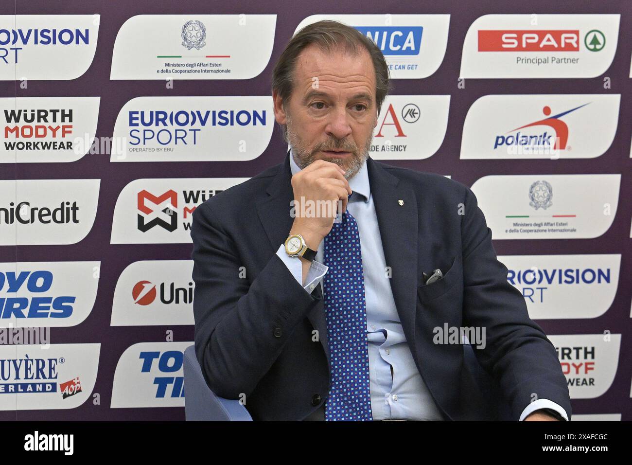 6th Jun 2024, Sala d’Onore Coni, Roma, Italy; Roma 2024 European ...