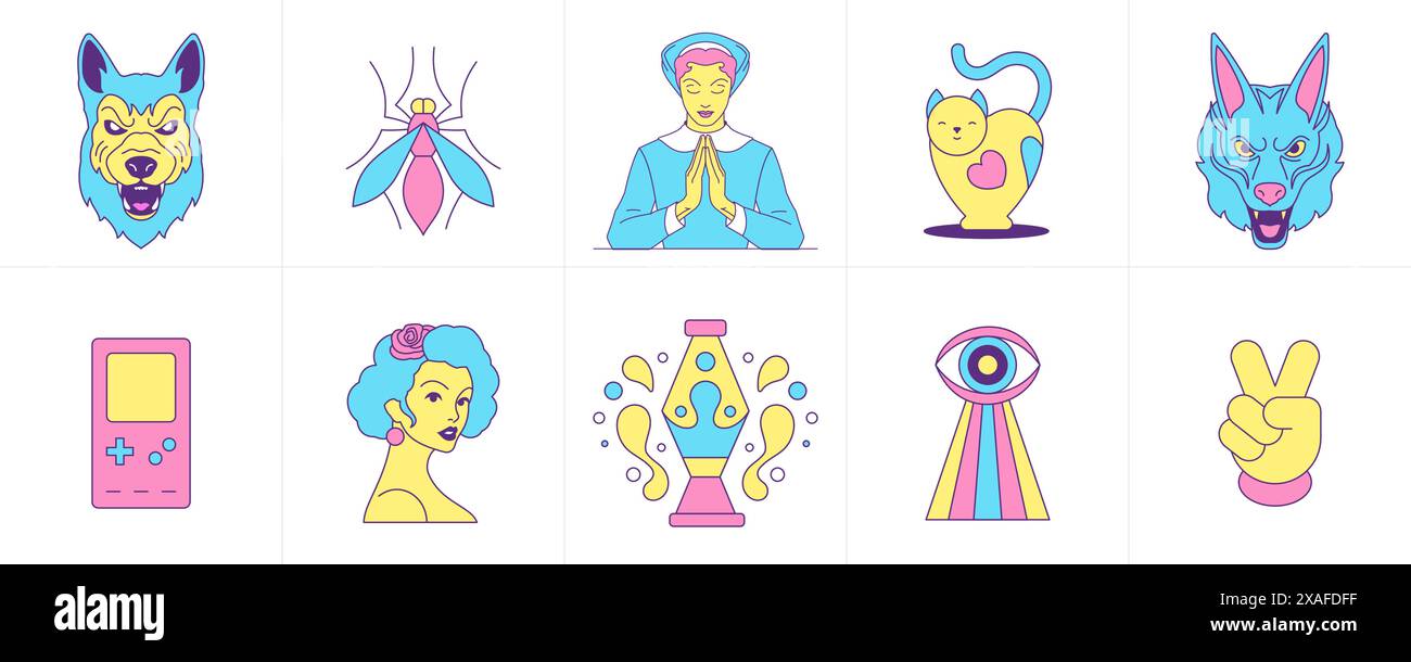 Nun technology logo hi-res stock photography and images - Alamy