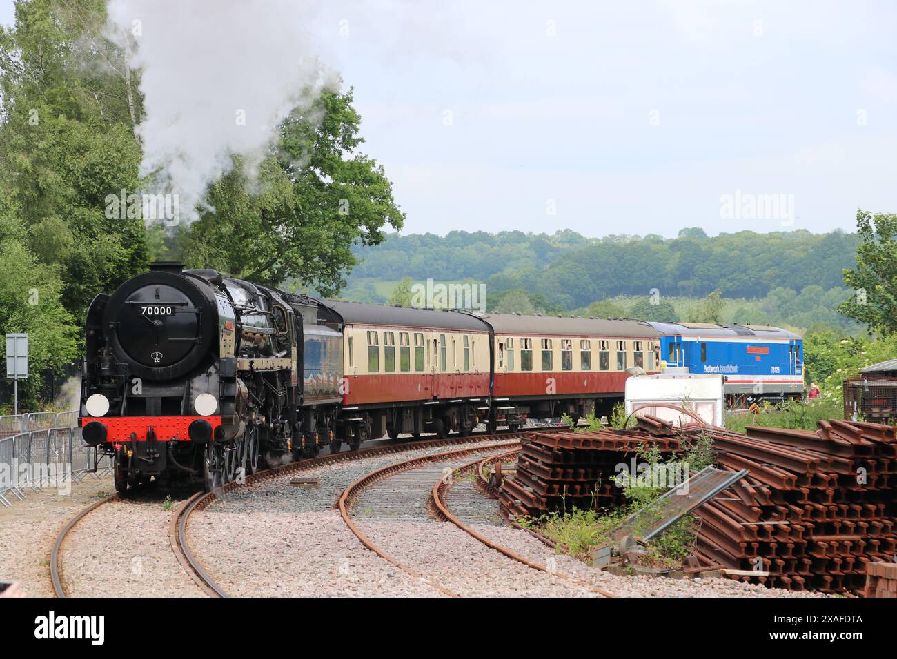 ROTHER VALLEY RAILWAY AT ROBERTSBRIDGE Stock Photo - Alamy