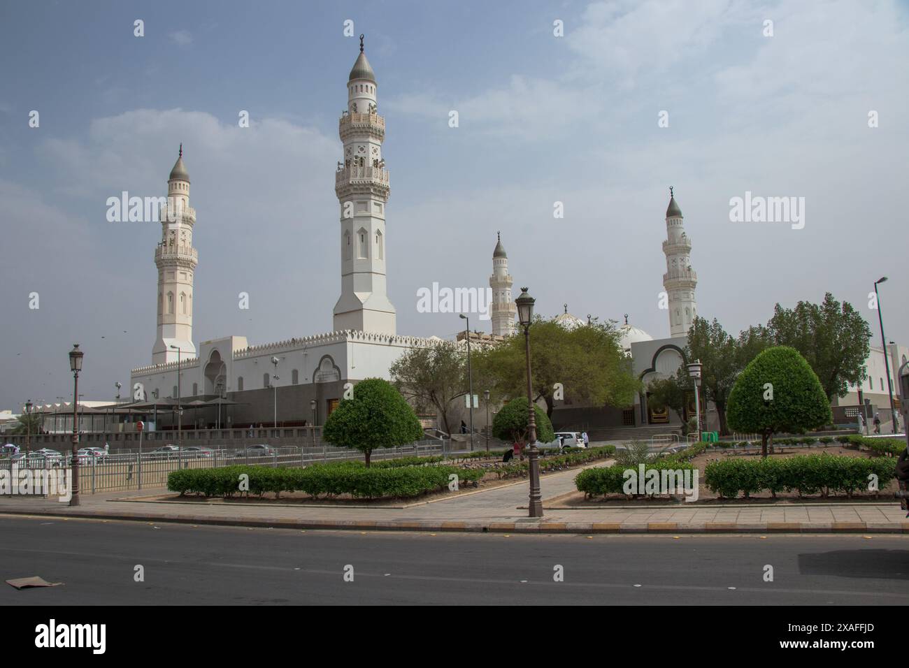 Medina city. Quba mosque located in Madinah Al-Munawwarah, Saudi Arabia ...