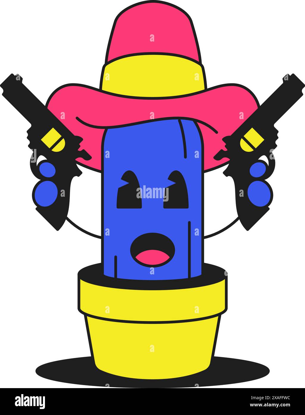 Su cactus Stock Vector Images - Alamy