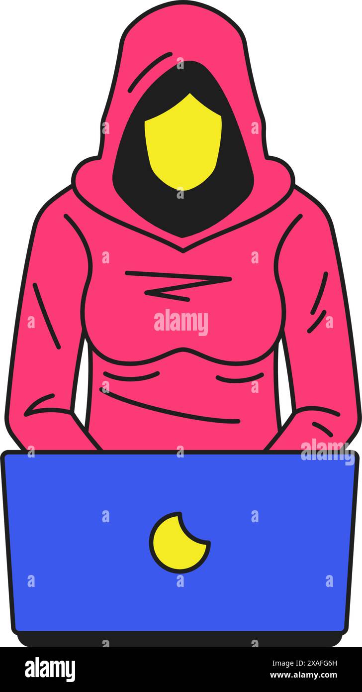 Cartoon contour hi hi-res stock photography and images - Alamy