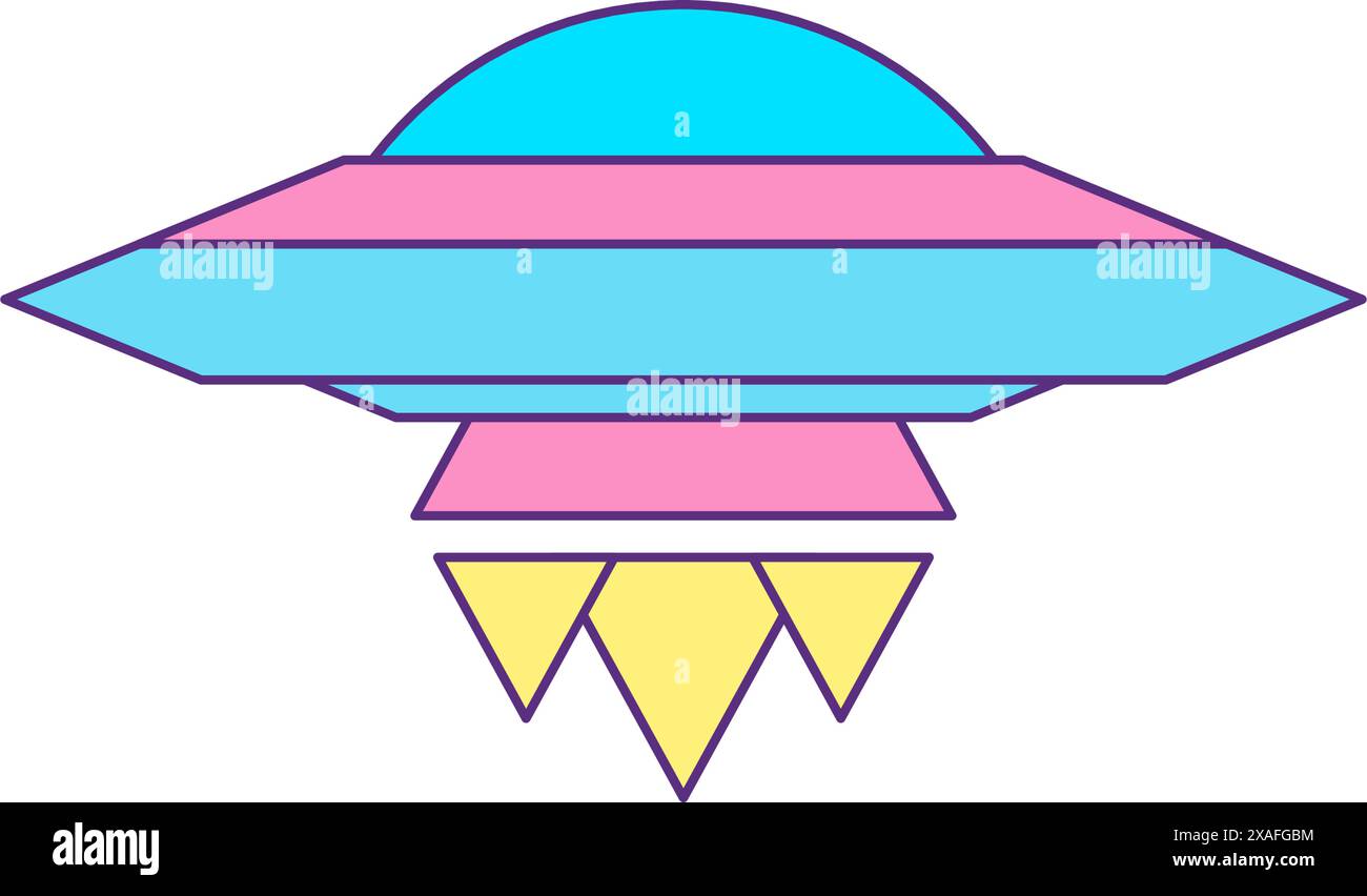 Ufo tech logo Stock Vector Images - Alamy