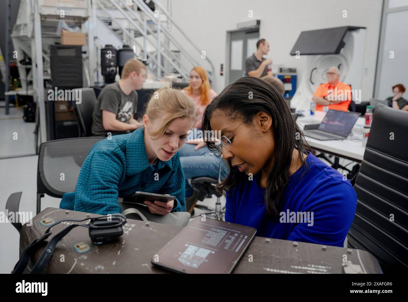 Hawthorne, California, USA. 1st Mar, 2024. NASA's SpaceX Crew-9 members ...