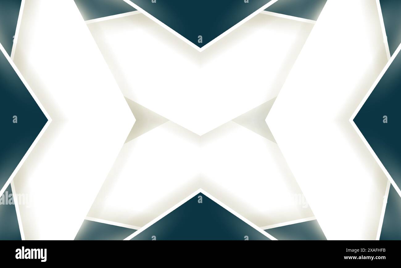 Modern geometric pattern with symmetrical design, blending light and ...