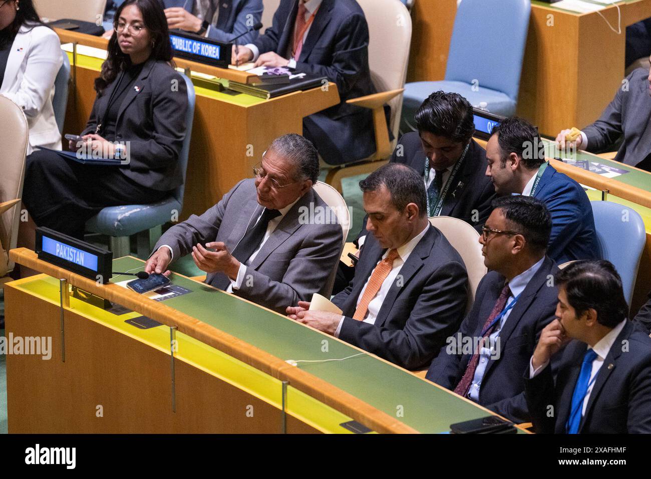 (240606) -- UNITED NATIONS, June 6, 2024 (Xinhua) -- Pakistan's UN ...