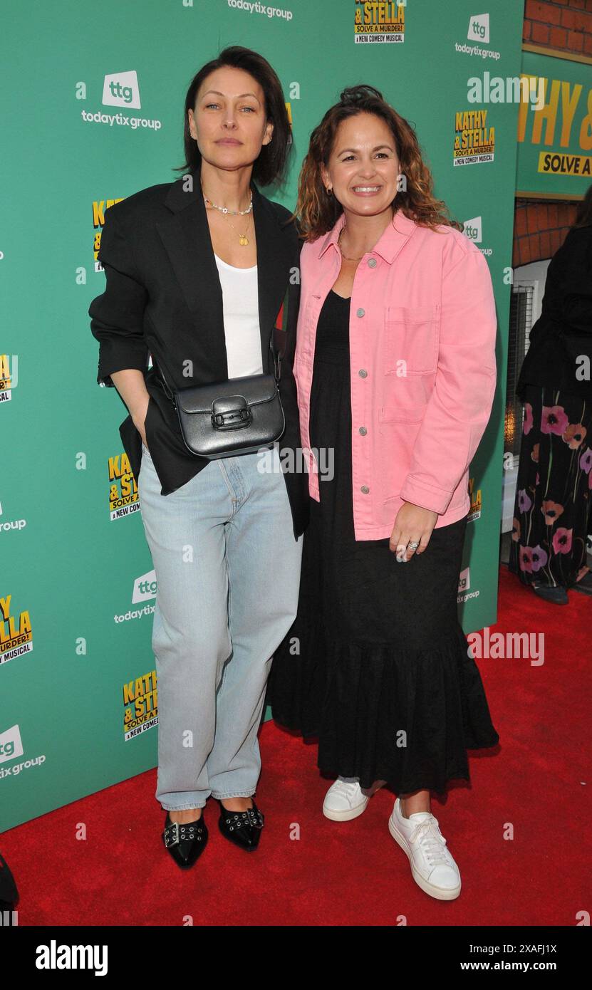 Emma Willis and Giovanna Fletcher at the "Kathy and Stella Solve a ...