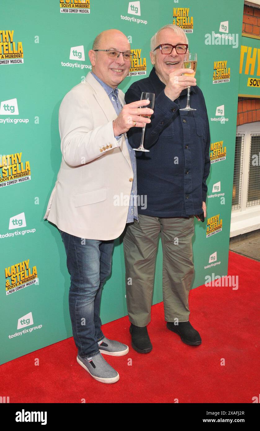 Neil Sinclair and Christopher Biggins at the "Kathy and Stella Solve a Murder!" play press night ...