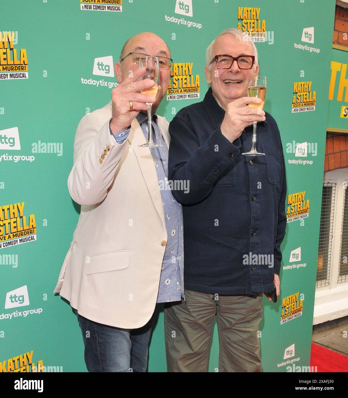 Neil Sinclair and Christopher Biggins at the "Kathy and Stella Solve a ...