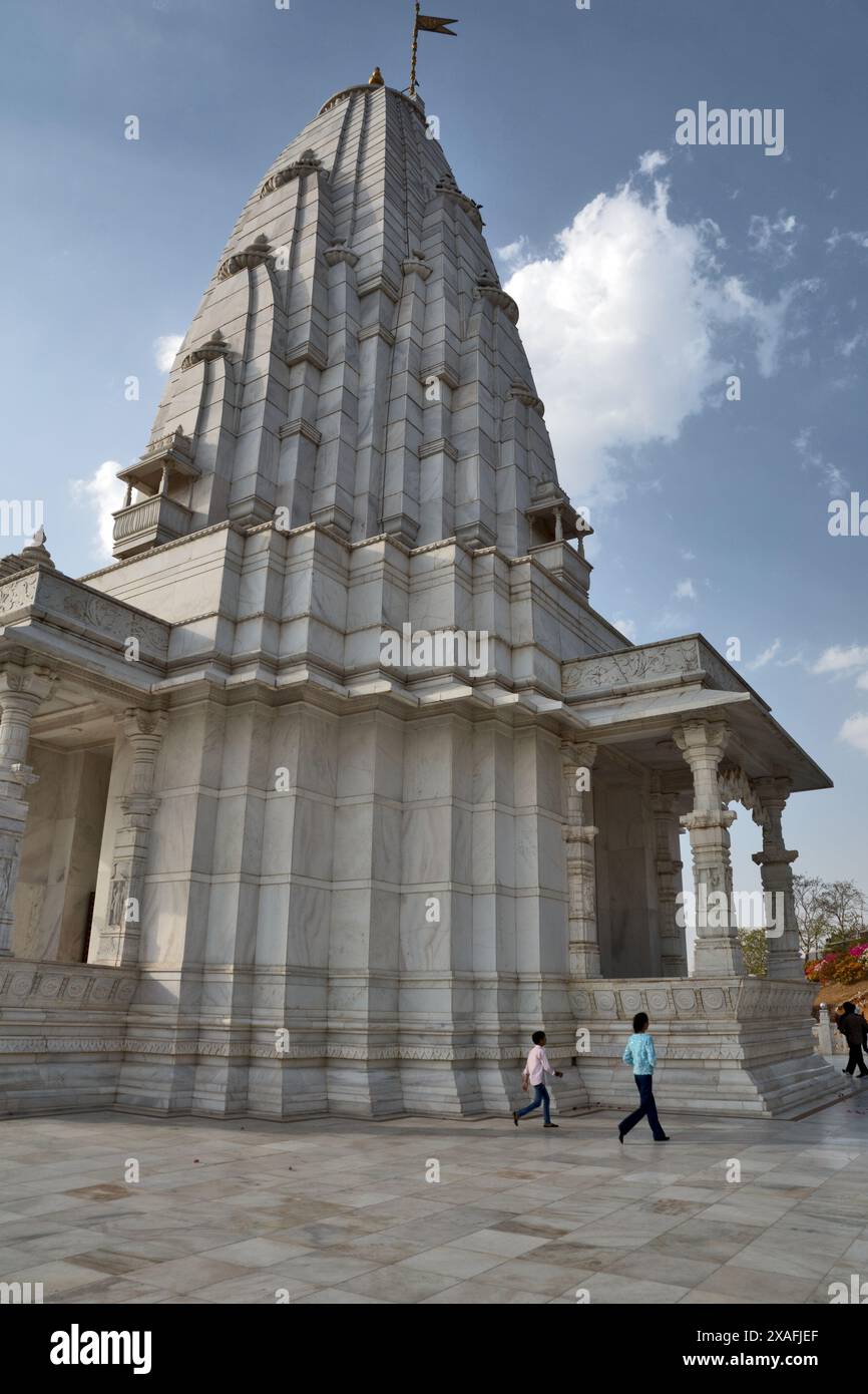 Jaipur, India: hindu temple Birla Mandir. Built in 1988, it is made ...
