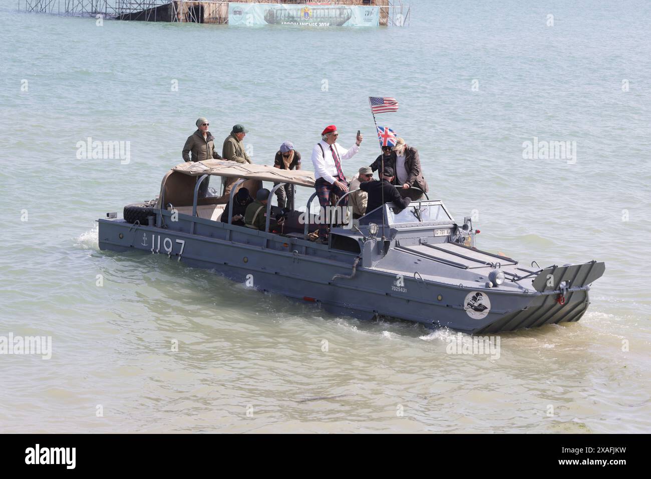 Arromanches, Normandy, France. 6th June 2024. Operation Overlord and ...