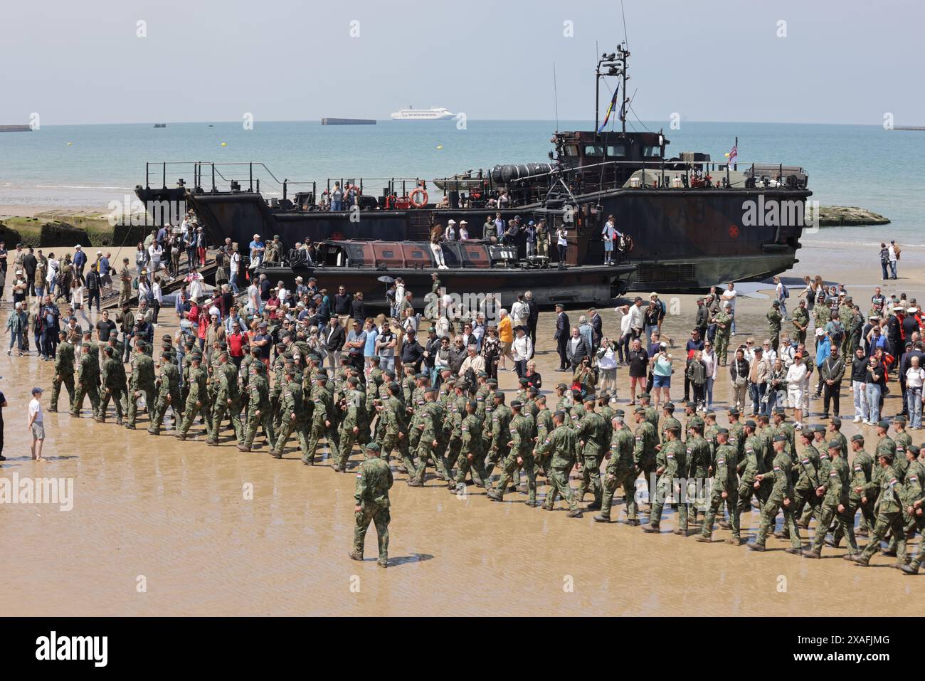 Arromanches, Normandy, France. 6th June 2024. Operation Overlord and ...