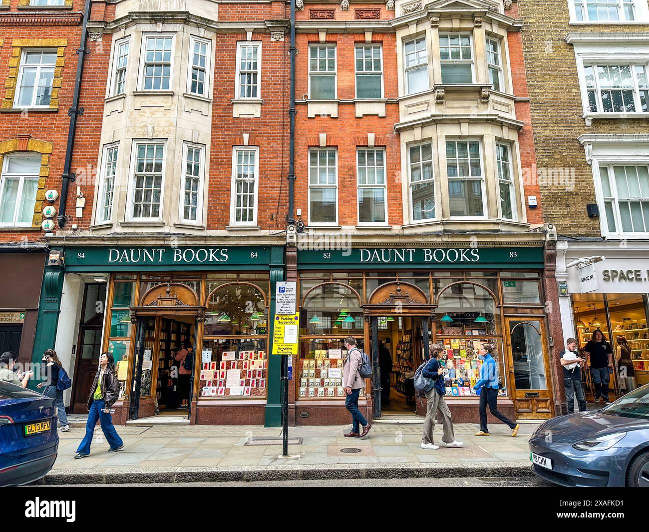 Daunt Books, Marylebone High St, London W1 Stock Photo - Alamy