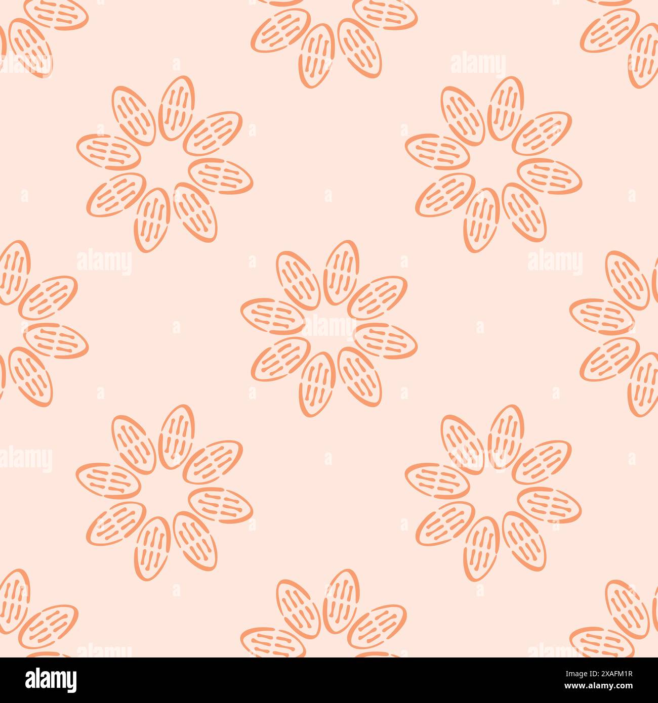 Peach fuzz botanical texture vector background with color of the year ...