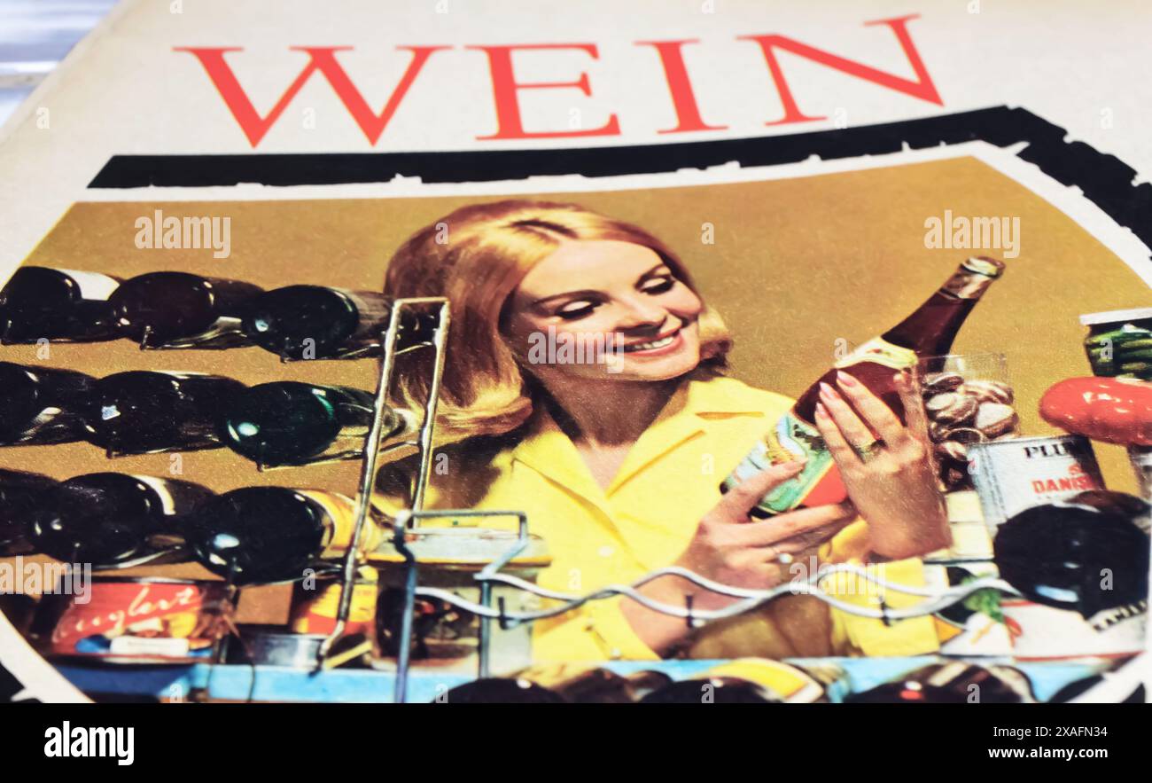 Viersen, Germany - May 9. 2024: Old retro german magazine advertising ...