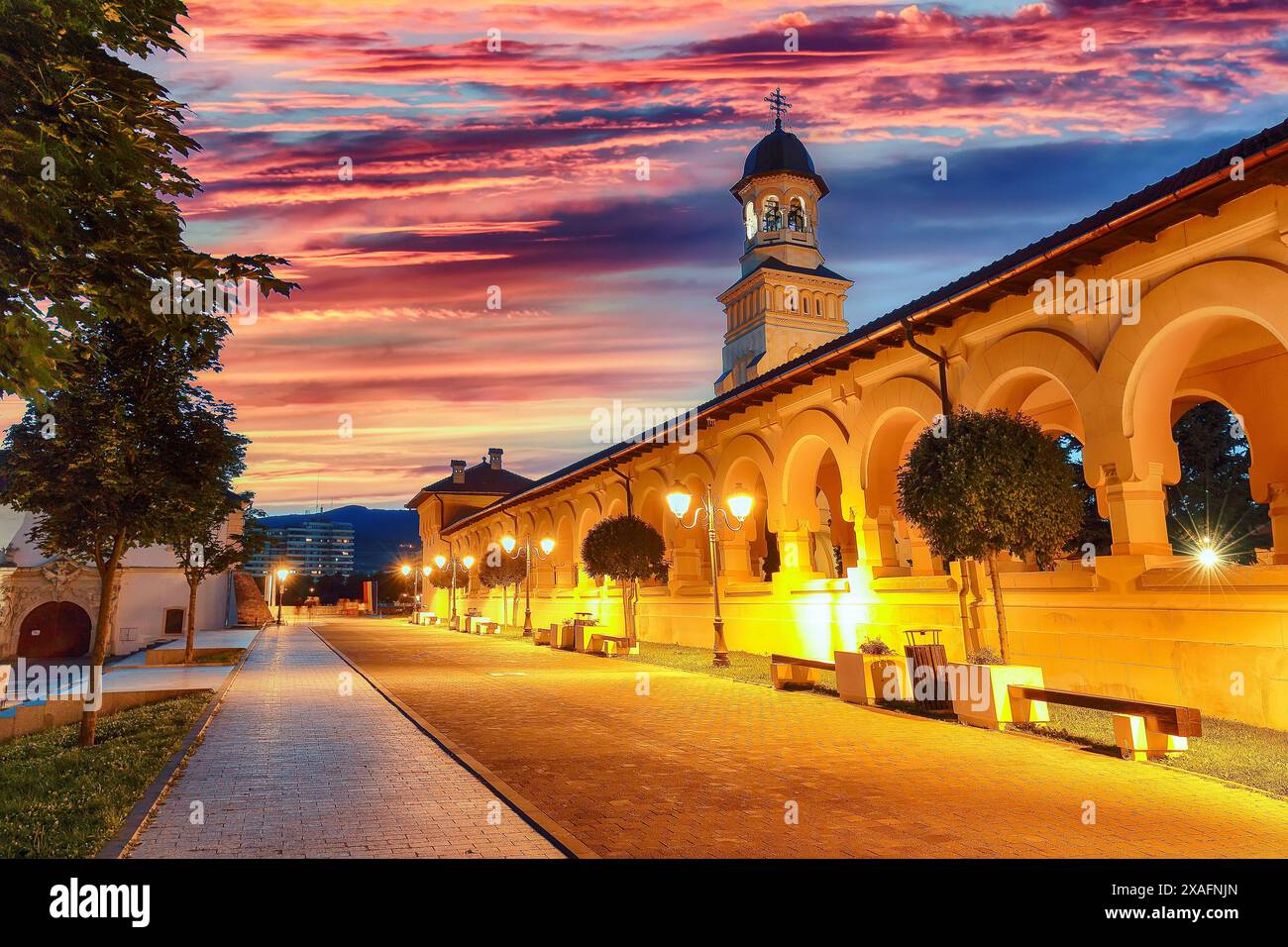 Amazing cityscape with Bell Tower of Orthodox Coronation Cathedral ...