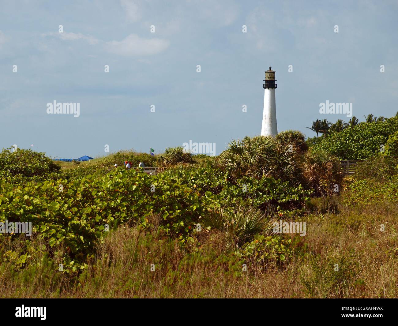 Miami, Florida, United States - April 7, 2024: Wide shot of the Key ...