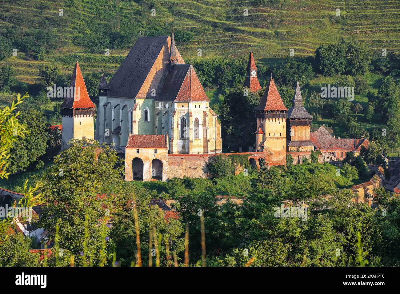 Amazing medieval architecture of Biertan fortified Saxon church in ...