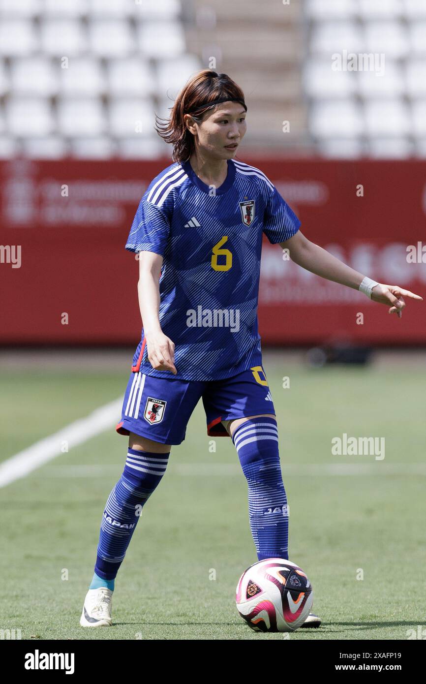 MURCIA, SPAIN - MAY 31: Miyabi MORIYA of Japan during the friendly ...