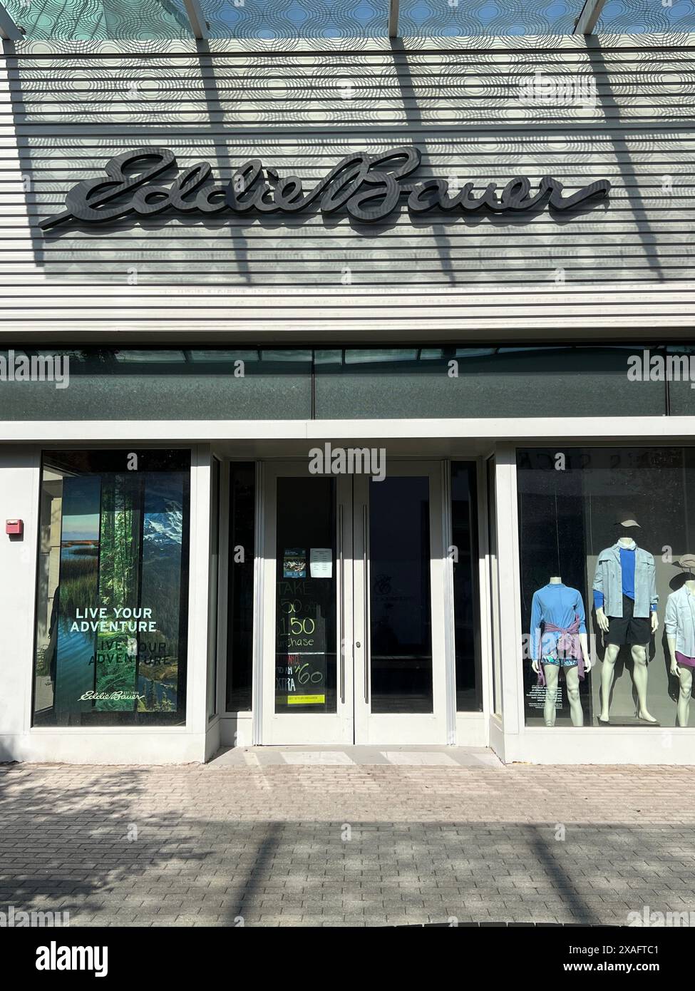 Exterior of Eddie Bauer retail store at Old Orchard Shopping Center in ...