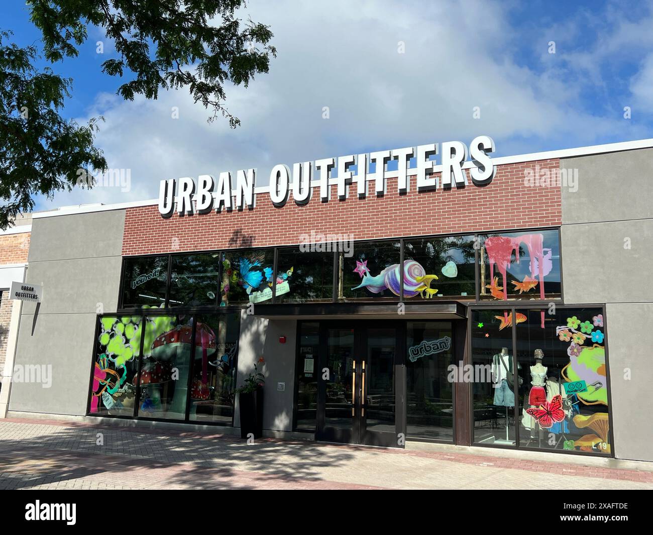 Exterior of Urban Outfitters retail store at Old Orchard Shopping ...