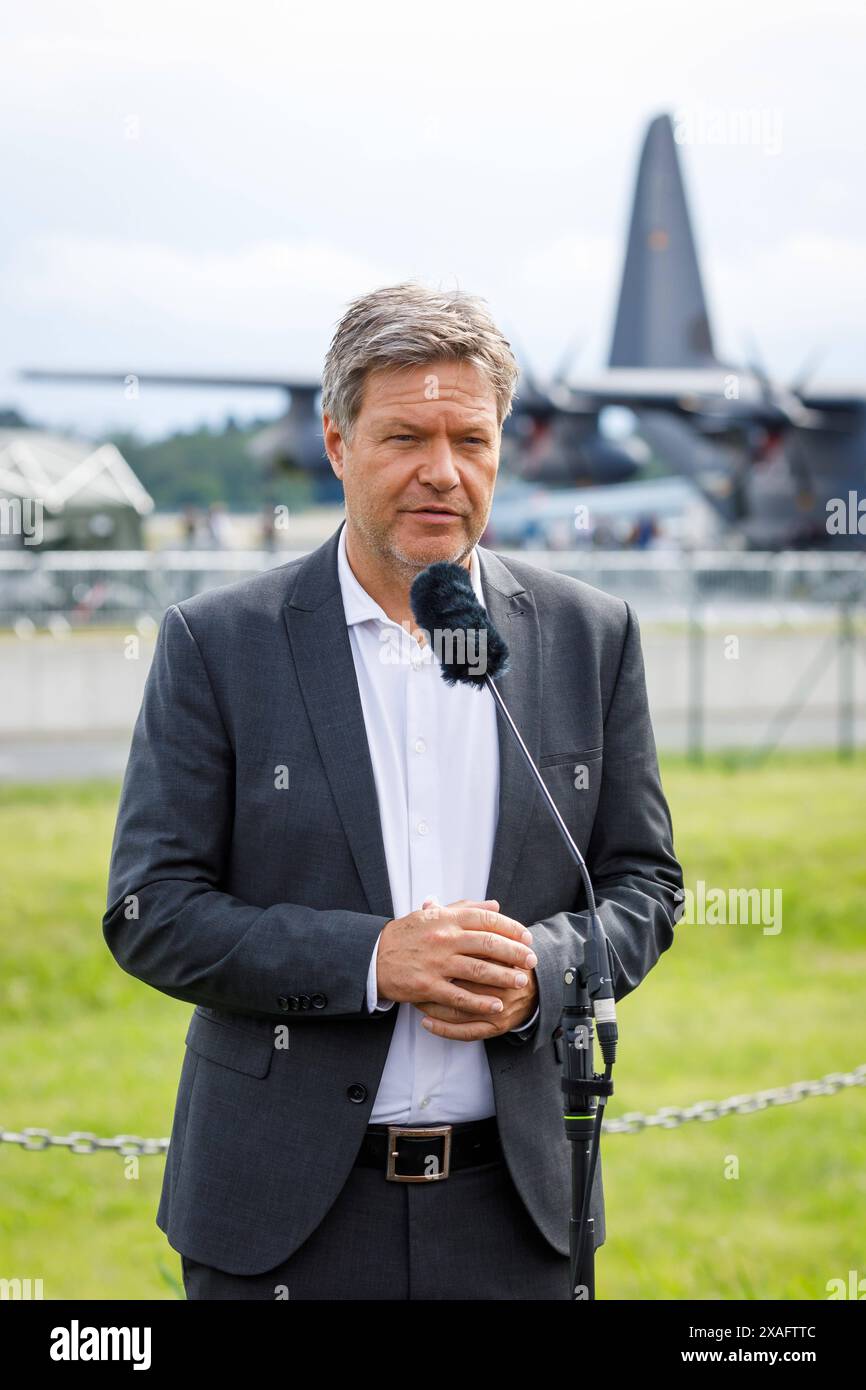 ILA 2024 - Robert Habeck DEU/Deutschland/Brandenburg/Selchow, 05.06. ...