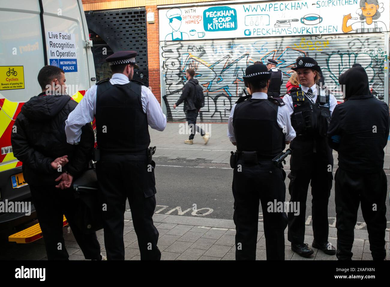 London UK 6th June, 2024. Met Police: Live facial recognition cameras ...