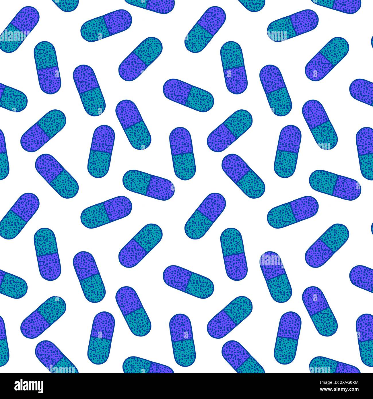Medicine pills seamless doctors care pattern for wrapping paper and ...