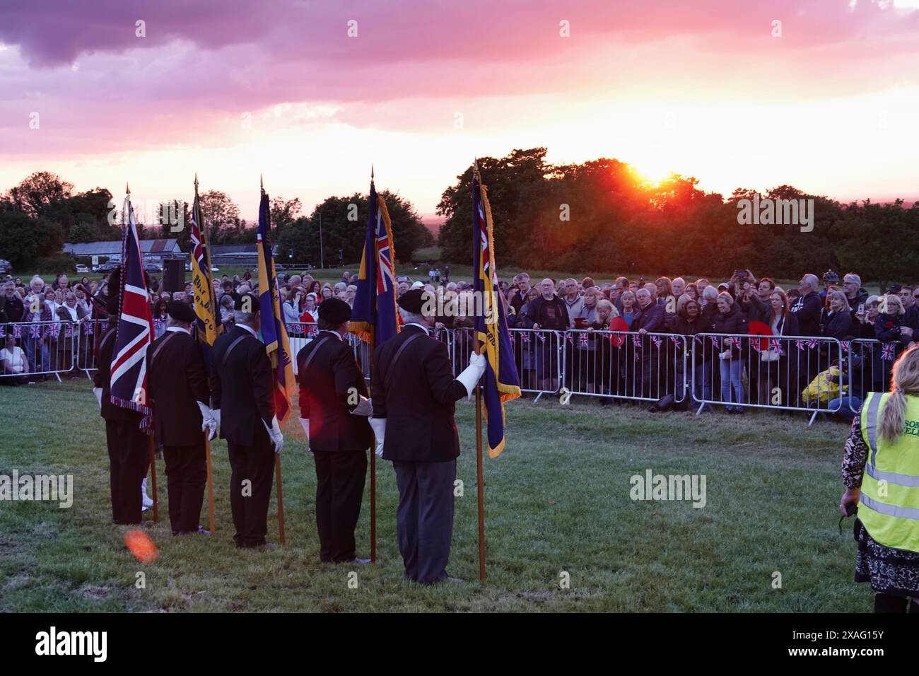 Epsom, Surrey, UK. 6th June, 2024. (D.Day 80yrs) Local residents of Surrey and the town of Epsom ...