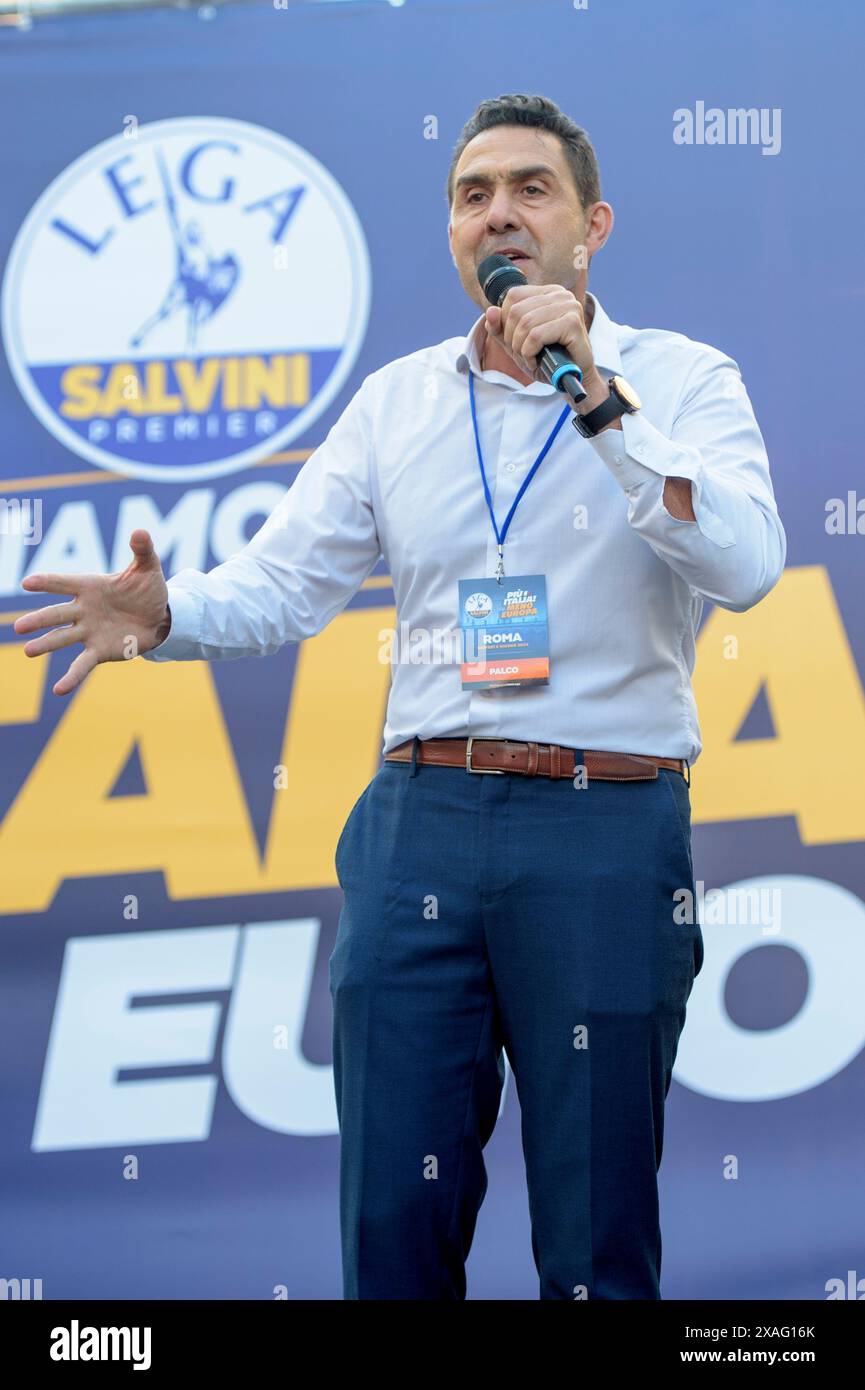 Rome, Italy. 6th June, 2024. ROBERTO VANNACCI (Army General suspended ...